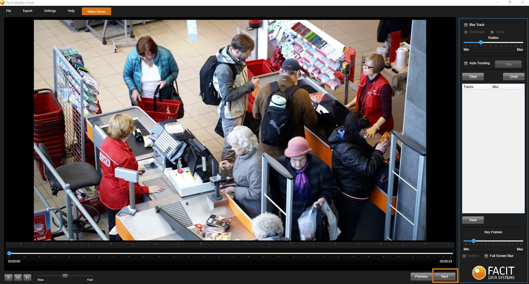 How to use Full Screen blur mode?