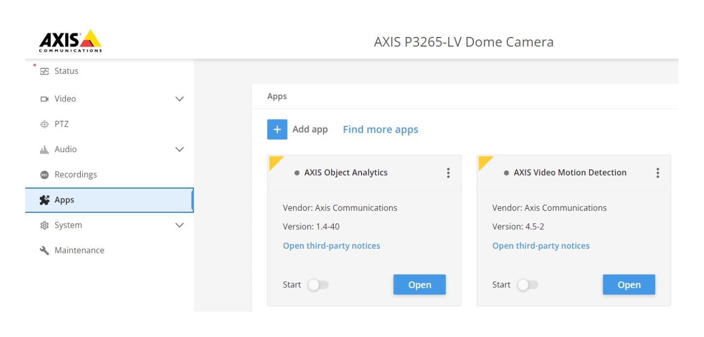 How do I install the ACAP software on my AXIS camera?