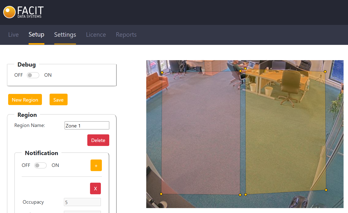 How do I set zones for Smart Zone or Smart Queue?